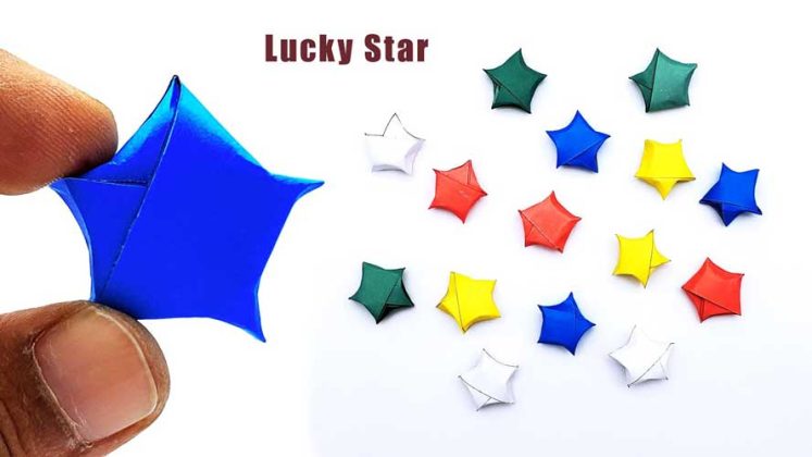 Easy To Make Origami Lucky Star -Origami Lucky Star Tutorial