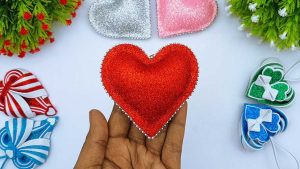 Valentines Day 3D Heart Shape Crafts