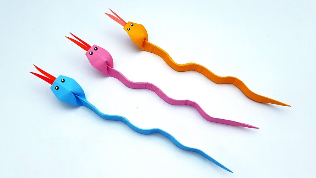 Handmade Paper Snake Making Tutorial Step By Step