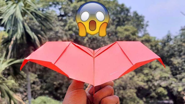 How To Make Paper Flapping Bat Airplane