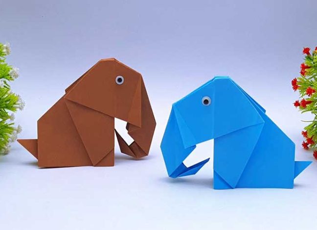 DIY Easy Paper 3D Elephant | Origami Elephant