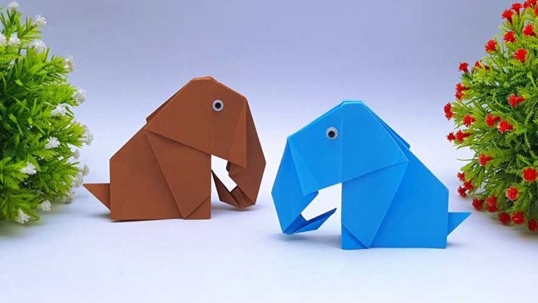 DIY Easy Paper 3D Elephant | Origami Elephant
