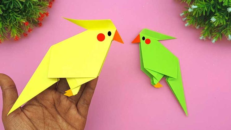 DIY Origami Parrot | Handmade Paper Bird Making Tutorial