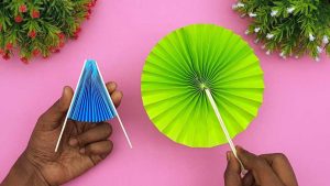 How to Make Easy Paper Hand Fan | Summer Paper Toy Fan