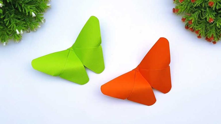 How To Make Origami Butterfly | DIY School Project Ideas