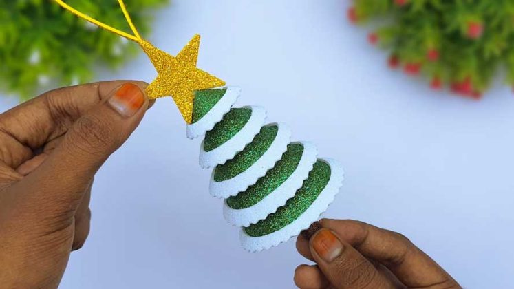 How To Make Christmas Snow Tree | Christmas Tree Making
